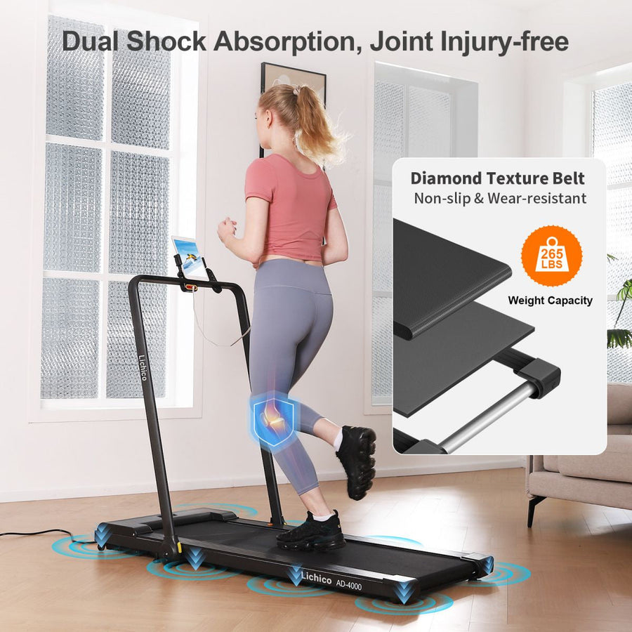 2-in-1 Adjustable Incline Treadmill AD-4000 | Lichico – Lichico Fitness